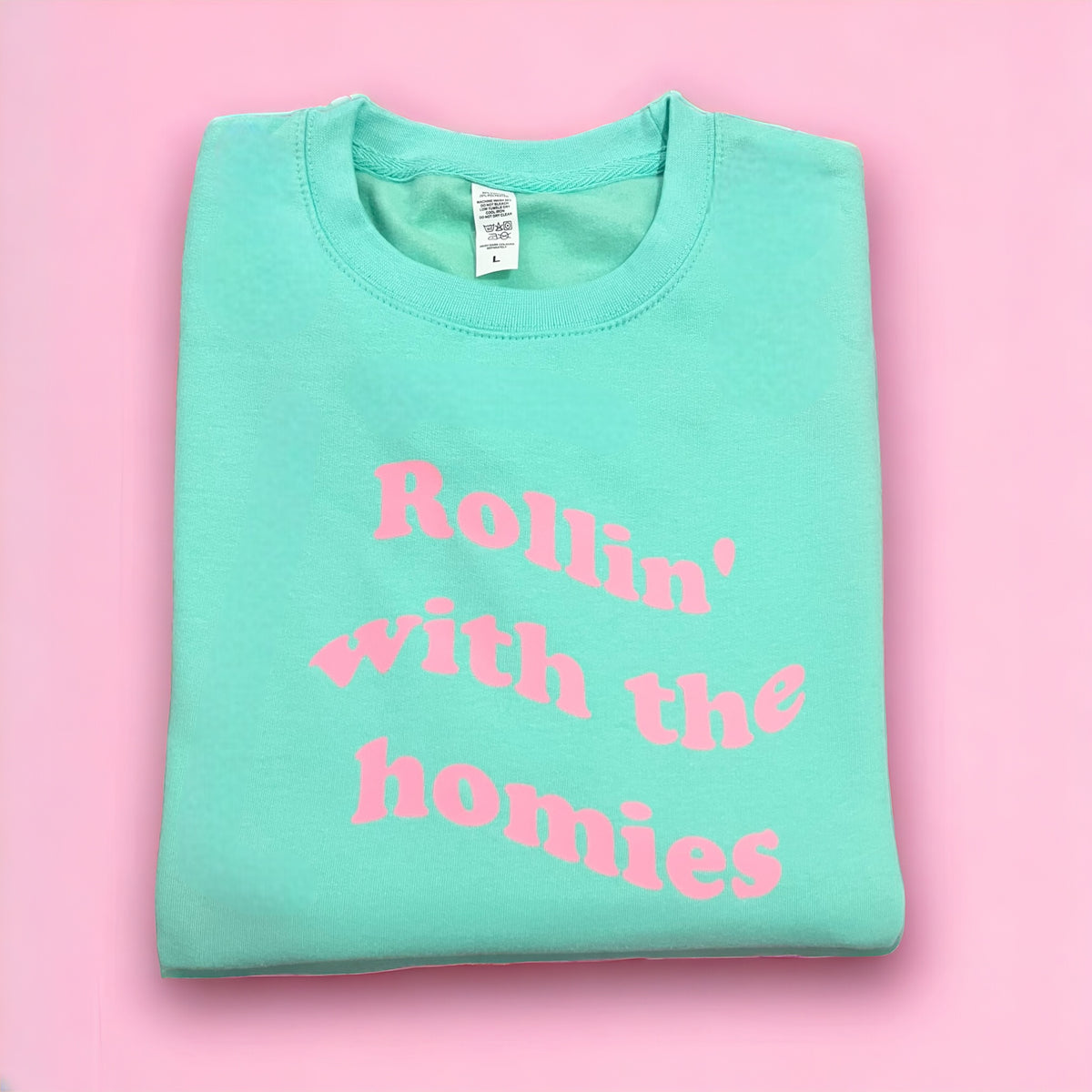 Rollin' with the homies sweatshirt – Zero Ducks Club