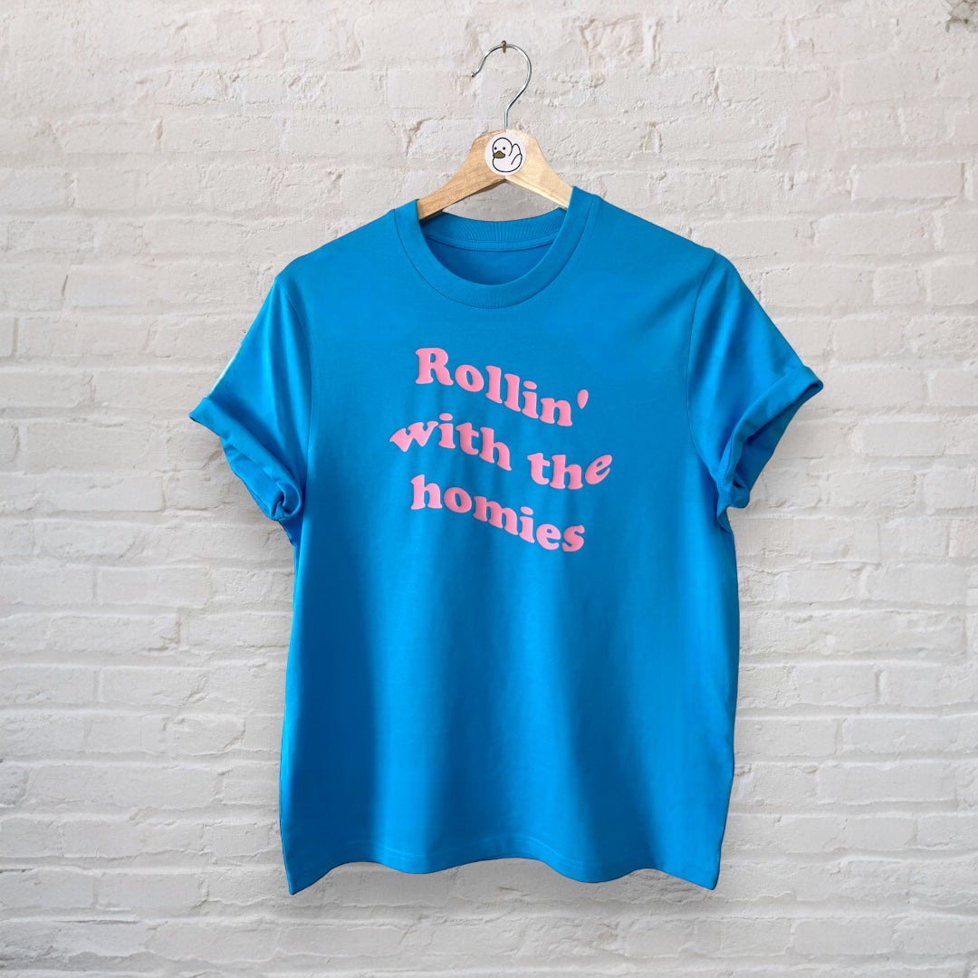 Rollin' with the homies tee – Zero Ducks Club